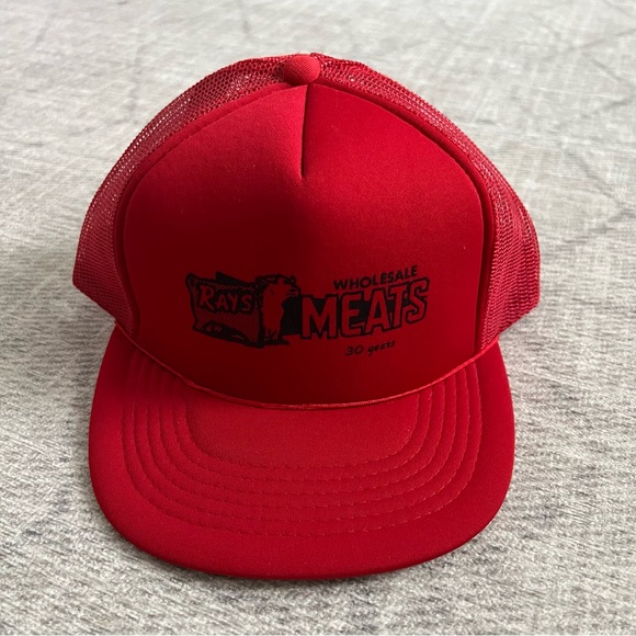 Accessories | Vintage 199s Rays Wholesale Meats Mens Farmer Adjustable ...